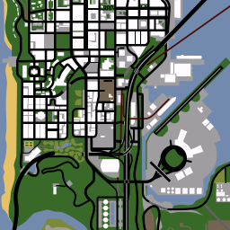 Interactive map of Grand Theft Auto: San Andreas