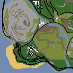 Interactive map of Grand Theft Auto: San Andreas