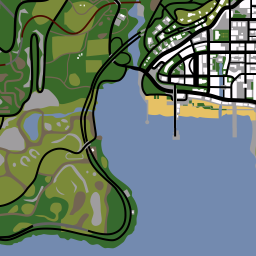Interactive map of Grand Theft Auto: San Andreas
