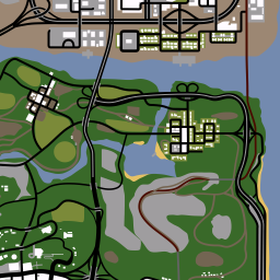 Interactive map of Grand Theft Auto: San Andreas