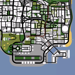 Interactive map of Grand Theft Auto: San Andreas